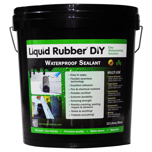 Liquid Rubber DIY - Waterproof Sealant: Stop Leaks Fast! Roofs, Tanks ...