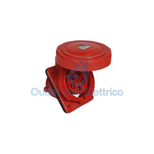 Gewiss Socket Fixed 10ø Built – IN Dry 3P+N+ T 16A 400V 6H GW62232 ...