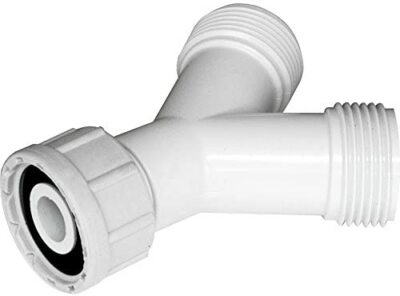 Washing Machine Dishwasher Hose Y Piece Inlet Splitter Connector Joiner ...