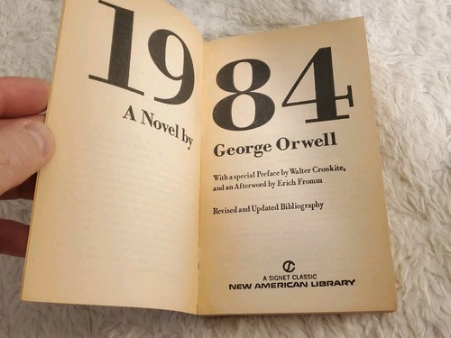 1984 Paperback Book GEORGE ORWELL Commemorative Edition DYSTOPIAN Good ...