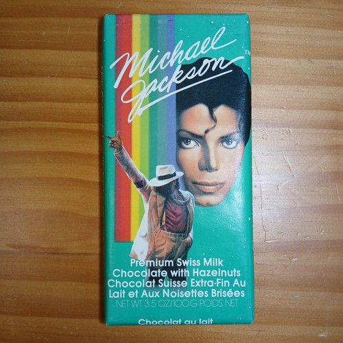 Michael Jackson Chocolate Bar 1989 Hazelnut Green Swiss Green Wrapper ...