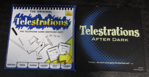 Telestrations Original AND Telestrations After Dark 8-Player Combo | eBay