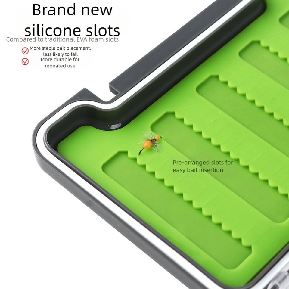 Compact Fishing Container Fly Tackle Storage Long Lasting Case For Fly ...