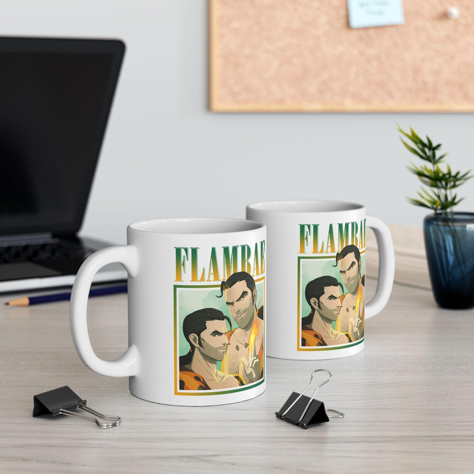 Flambae Dispatch Gaming Mug – Retro Videogame Bootleg Style Coffee Cup | eBay