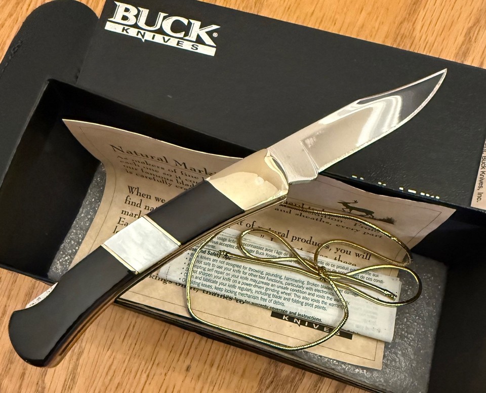 BUCK LIMITED BUFFALO / MOP PEARL 055 KNIFE NEVER USED IN BOX MRT | eBay