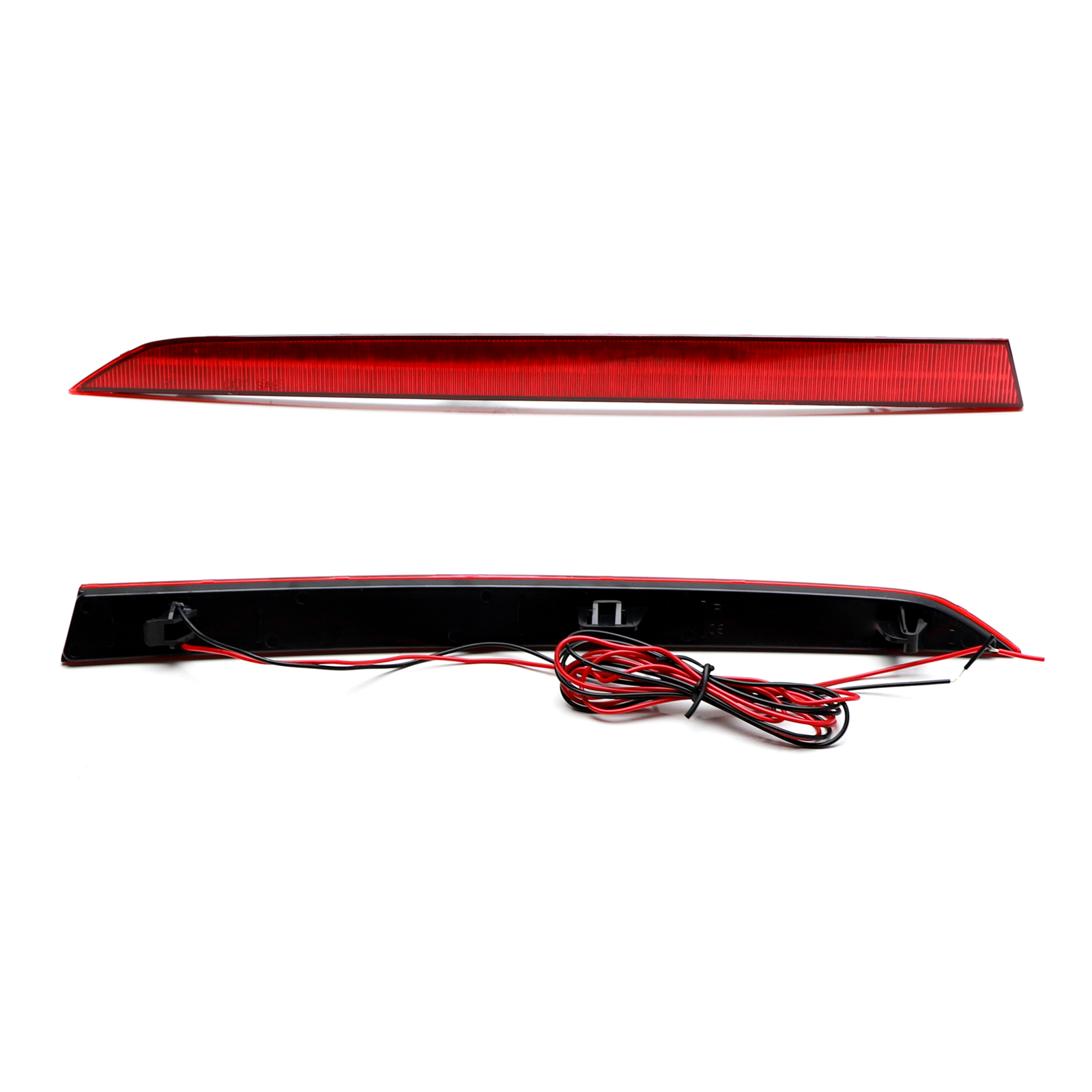 Clear Lens Full LED Strip Rear Bumper Reflector Lights For BMW F30 3 w ...