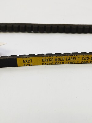Dayco Gold Label AX27 Cogged V-Belt NOS | eBay