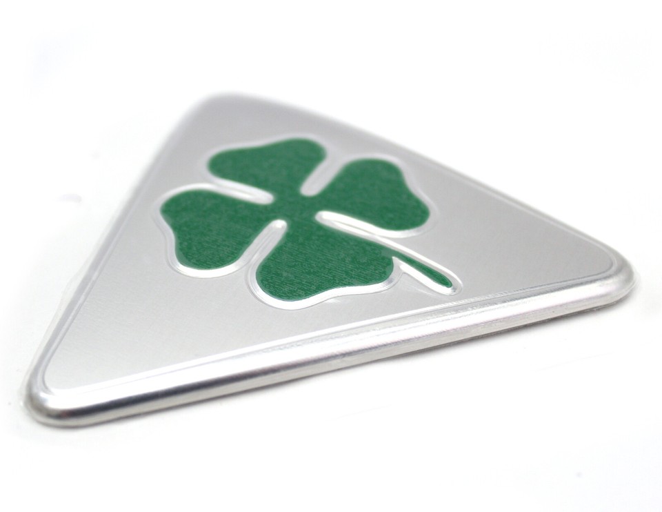 Emblem Logo Sticker Clover Quadrifoglio Left for Alfa Romeo Mito ...