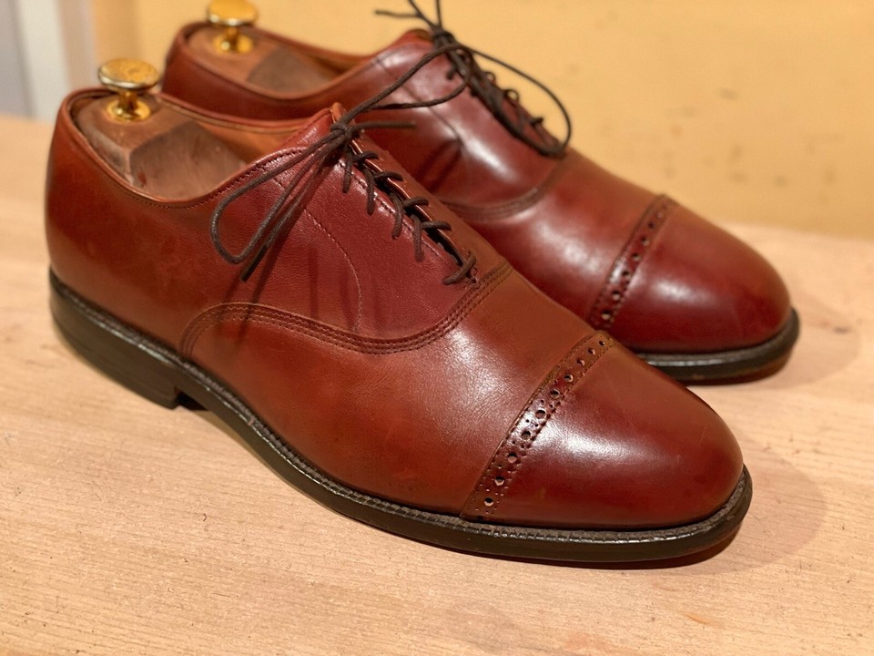 Allen Edmonds Byron Captoe Oxford Shoes 7.5 EEE | eBay