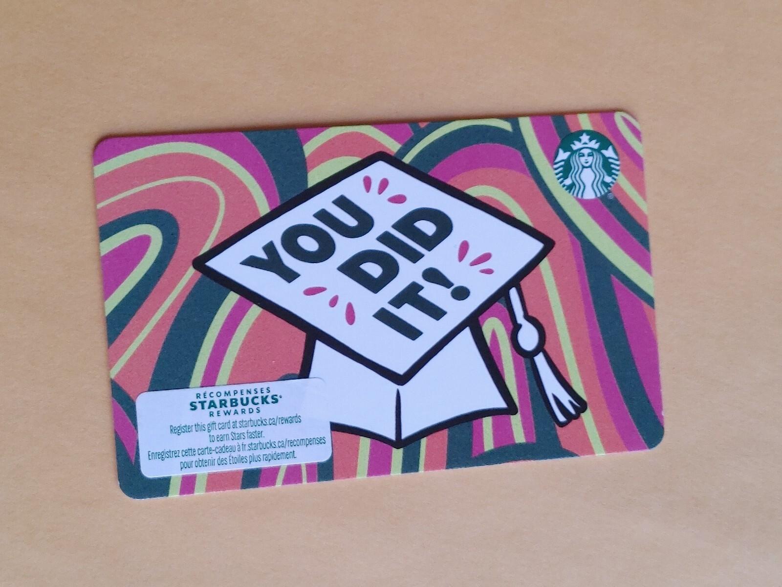 Starbucks 2022 "You Did It" Graduation Grad Gift Card Reloadable Empty ...