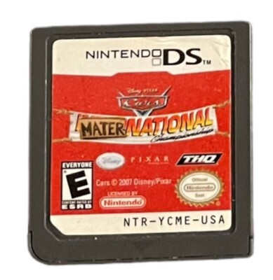 CARS: MATER-NATIONAL CHAMPIONSHIP NINTENDO DS GAME 3DS 2DS LITE DSI XL ...