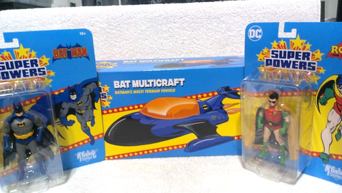 McFarlane DC Super Powers Bat Multicraft With Batman & Robin 4.5 ...