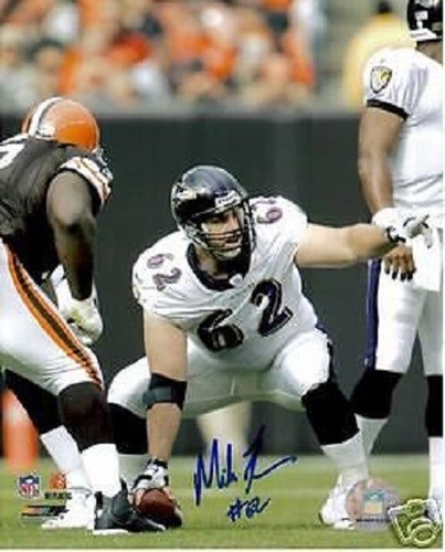 Baltimore Ravens MIKE FLYNN Auto Photo COA | eBay