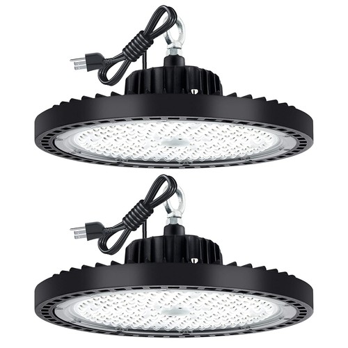 Led High Bay Light 200w 29000lm 5000k Daylight 2pcs Led Shop Lights ...