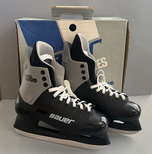 Vintage Bauer Turbo Ice Hockey Skates Size 9-10 R | eBay