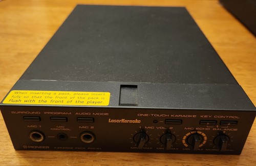 US NTSC version Pioneer LaserActive PAC-K1 Karaoke Pack Laserkaraoke US ...