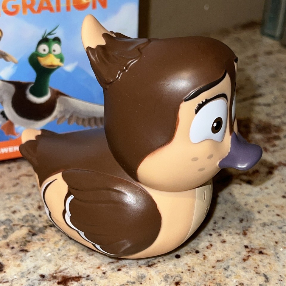 Illumination MIGRATION (2023 film) Promo 'Gwen' Rubber Duck with Box | eBay
