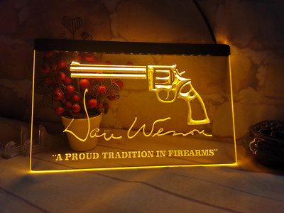 Dan Wesson Led Neon Light Sign for Guns and Ammo Store Firearms Man ...