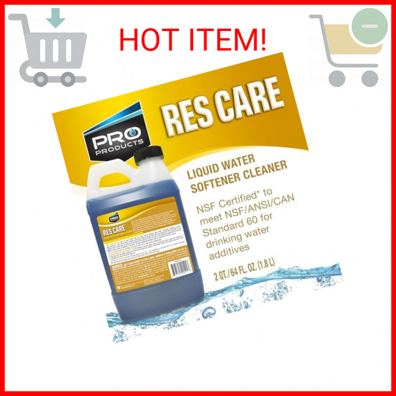 Pro Products Res Care Liquid Water Softener Cleaner, Universal Cleanser ...