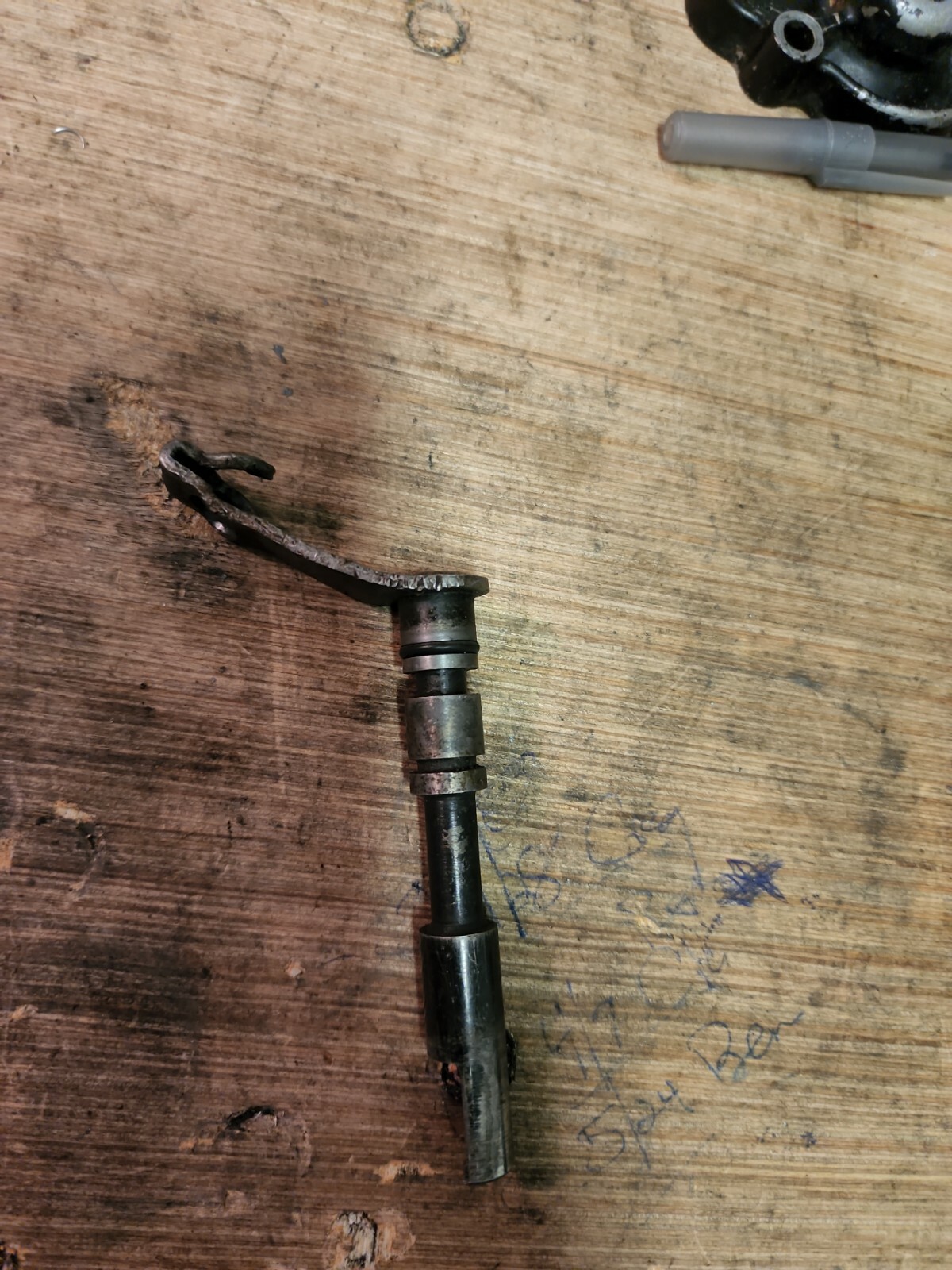 1986 KAWASAKI KX 125 CLUTCH RE LEVER COMP 13236-1121 lifter release arm ...