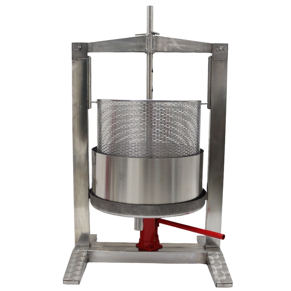 Food Grade Stainless Steel 50L Hydraulic Jack Grape Fruit Press Crusher ...