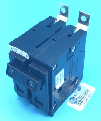 New Circuit Breaker Cutler Hammer BAB2050 BA250 50 Amp 2 Pole Bolt On ...