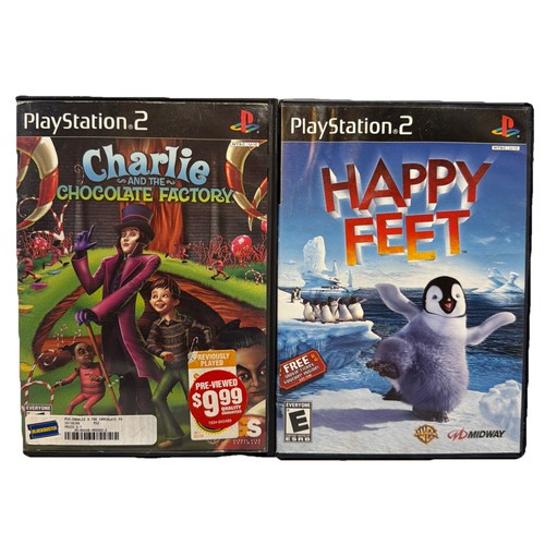 Charlie and the Chocolate Factory and Happy Feet Game Lot Of 2 ...