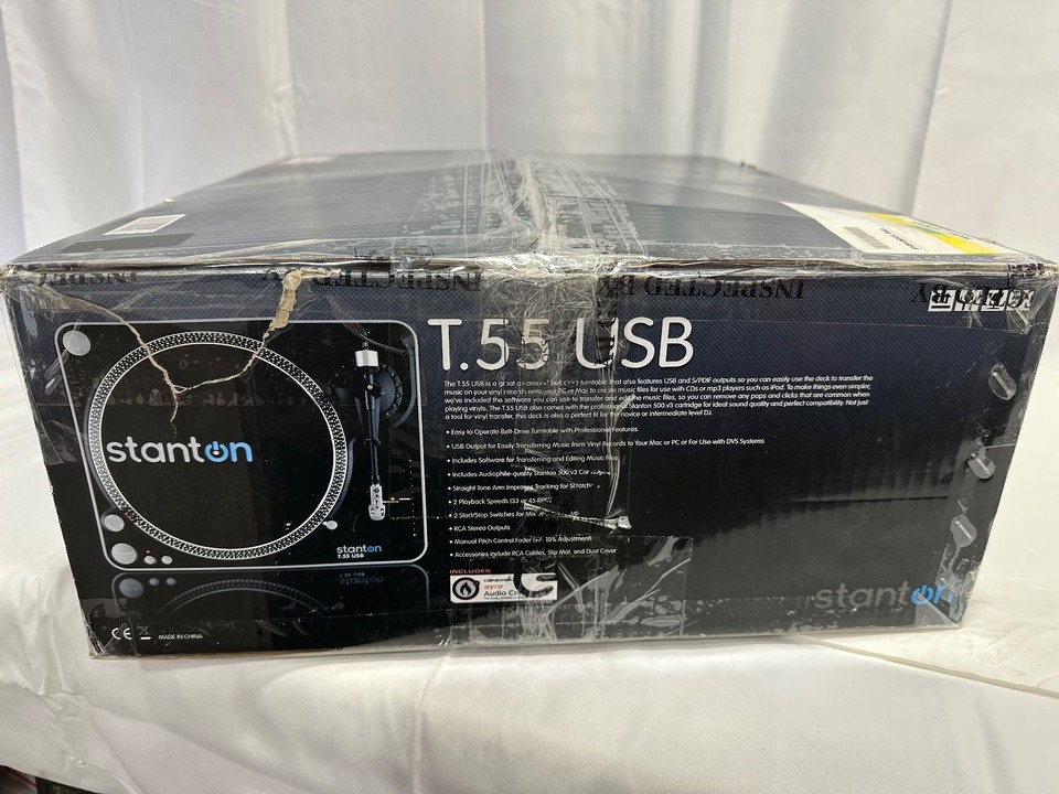 RARE - Stanton T.55 USB Belt Drive DJ Turntable W/USB Connectivity | eBay