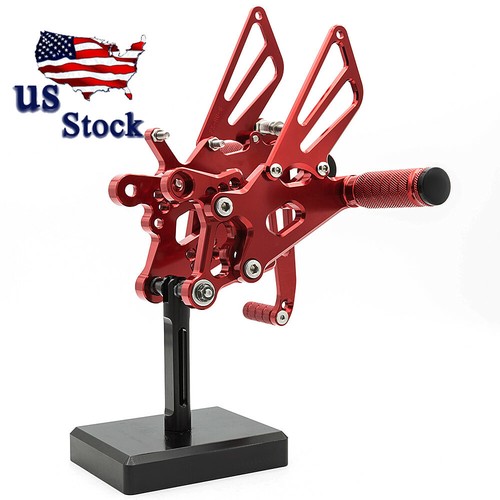 For Yamaha YZF R6 R6S 2006 2007-2020 Red Rear Brake Set Footpeg Rearset ...