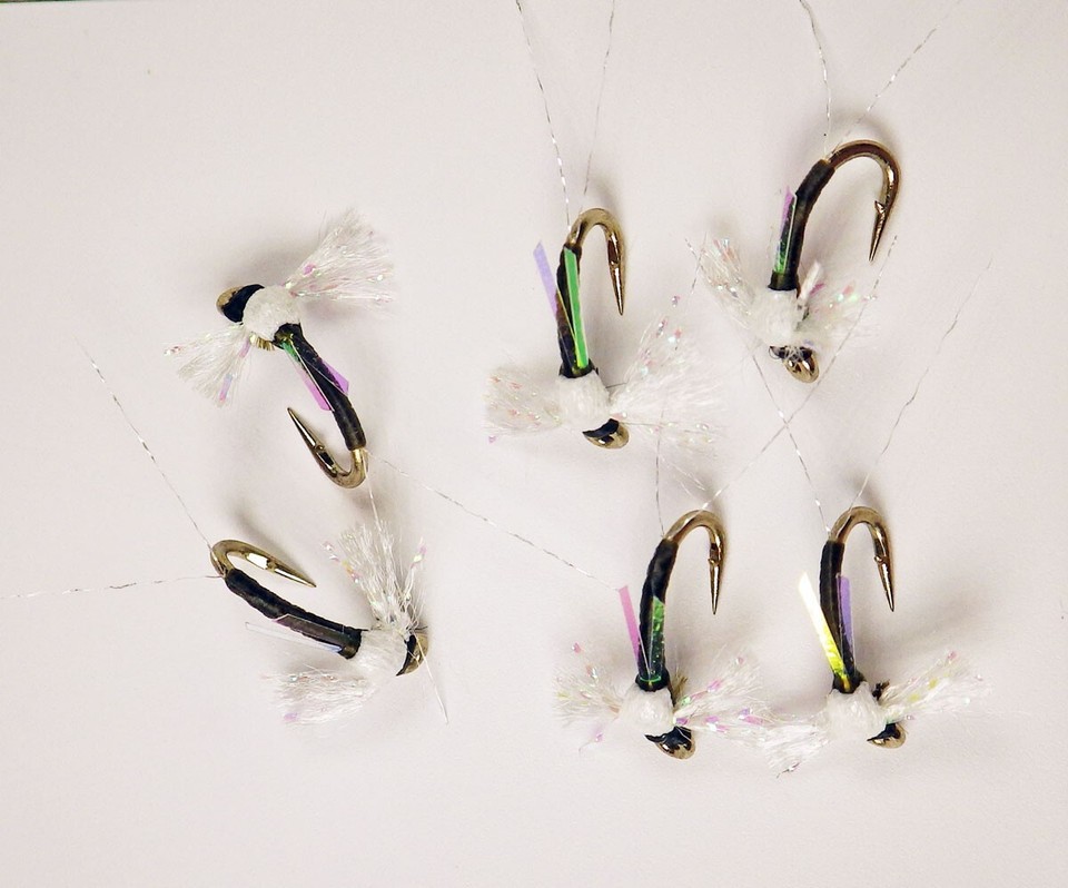 Guide Flies Reef Trico Nymph Emerger Black - Premium Trout Fly Fishing ...