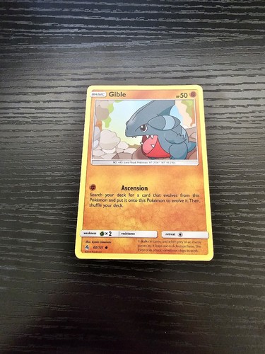 Gible - Sun & Moon: Forbidden Light (60/131) - Lightly Played - Pokemon ...