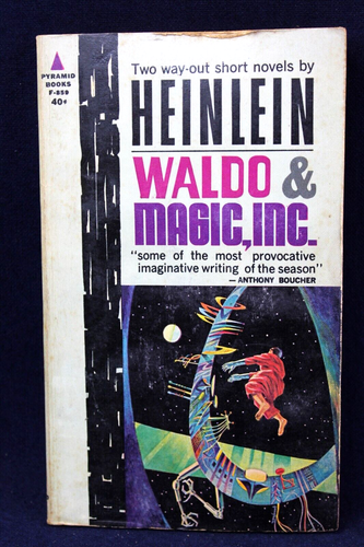 Waldo & Magic, Inc by Robert Heinlein 1963 Pyramid Books Paperback F ...
