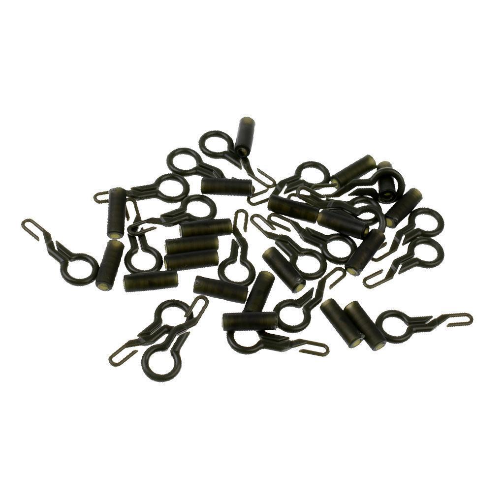 Lot of 20 Fishing Back Clips Swivels Carp Fishing Clips | eBay