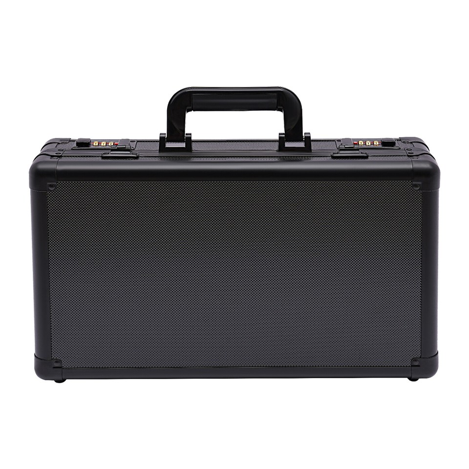Aluminum Frame Storage Box Case Compartments For 50 Coin Slabs Coins ...