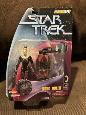 Star Trek Warp Factor Series 5 Borg Queen Action Figure Playmates 1998 ...