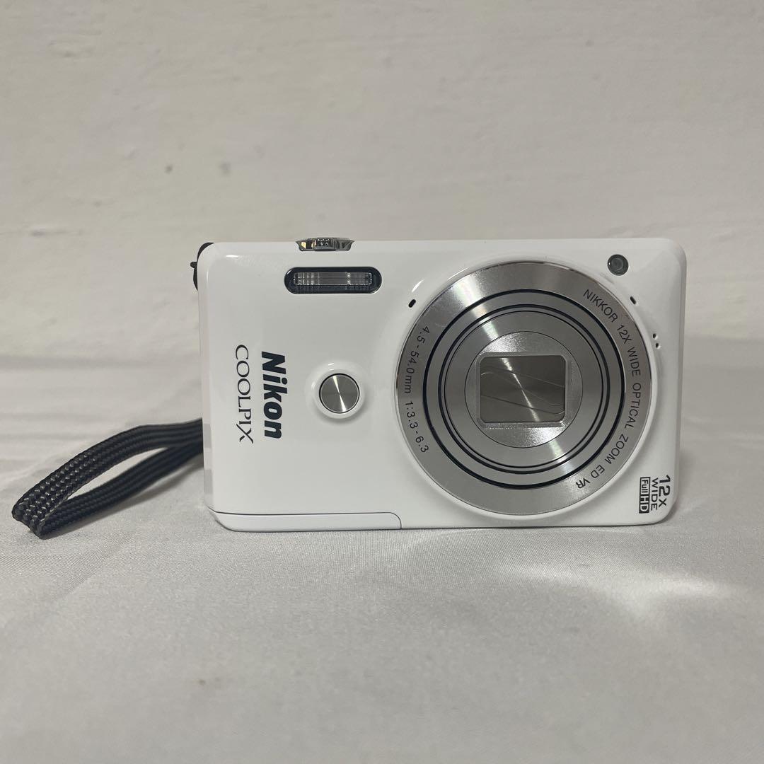 Nikon Coolpix S6900 Compact Digital Camera Body Nikkor White W/ Battery ...