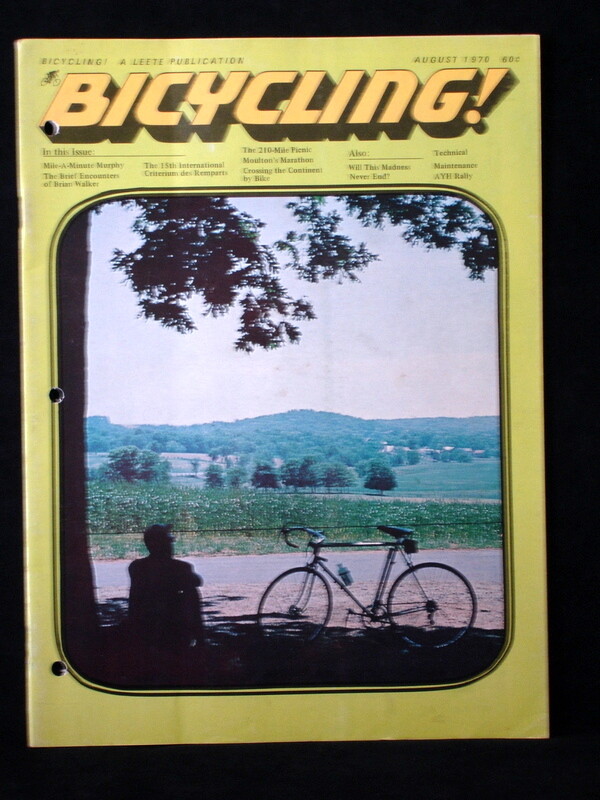 Bicycling Magazine Vintage August 1970- Moultons Marathon-1970s Bike ...