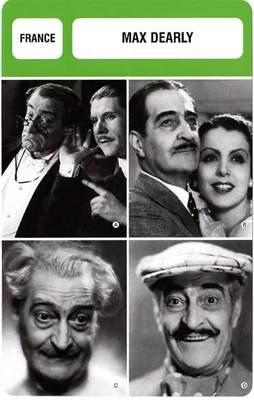 FICHE CINEMA : MAX DEARLY - France (Biographie/Filmographie) | eBay