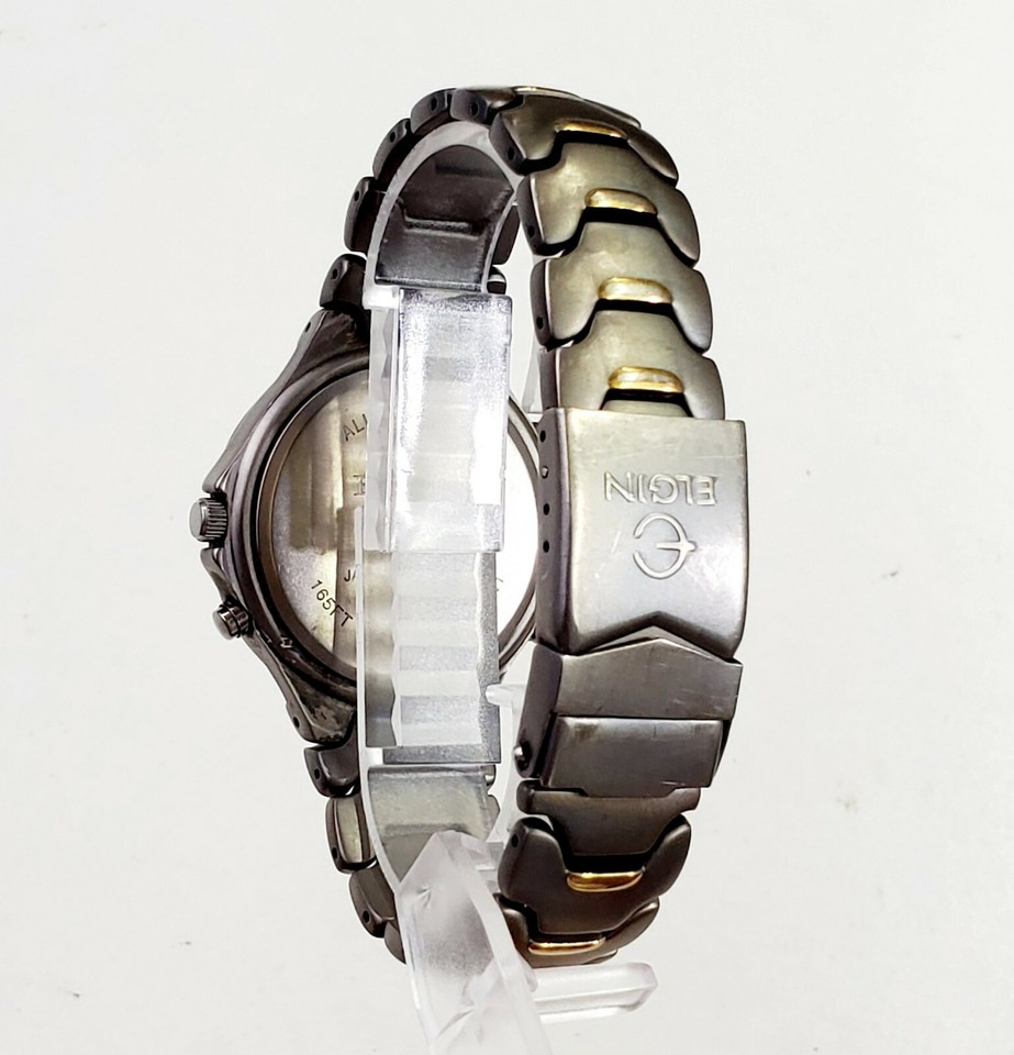 RARE,UNIQUE Men's TITANIUM ANALOG-DIGITAL Watch ELGIN FH205 | eBay