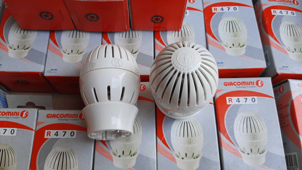 Giacomini R470 Clip clap anti-freeze thermostat radiator valve head ...