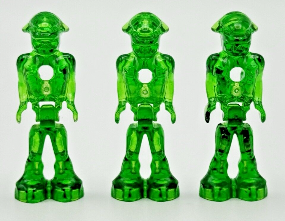 3 Lego Mars Mission ALIEN Minifigure 7644 7645 7646 7648 Aliens Trans ...