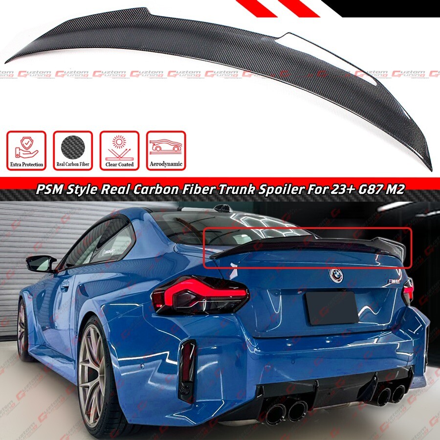 FOR 2022-2025 BMW 2 Series M240i G87 M2 PSM Style Carbon Fiber Trunk ...