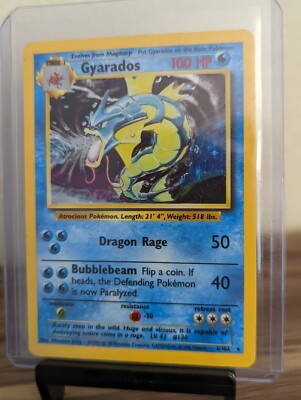 Pokémon TCG Gyarados Base Set 6/102 Holo Unlimited Holo Rare | eBay