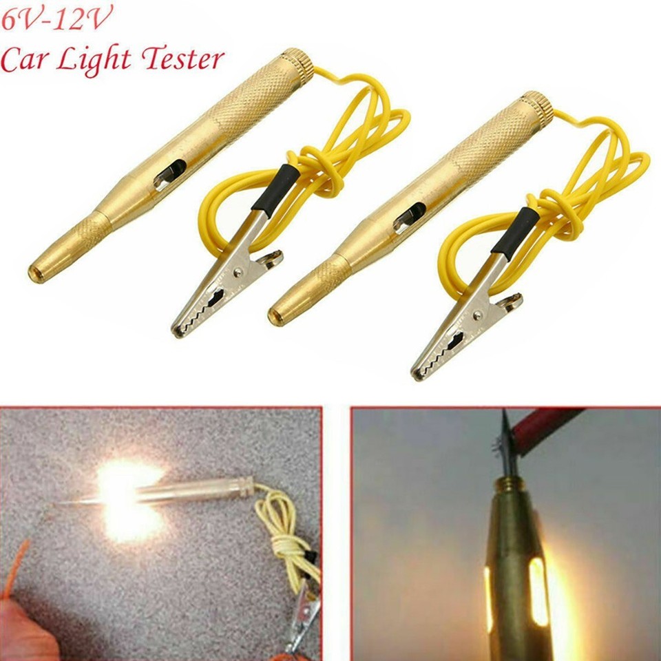 Flexible Good Tensile Strength Test Light Probe Pen 2x Car Auto Voltage ...