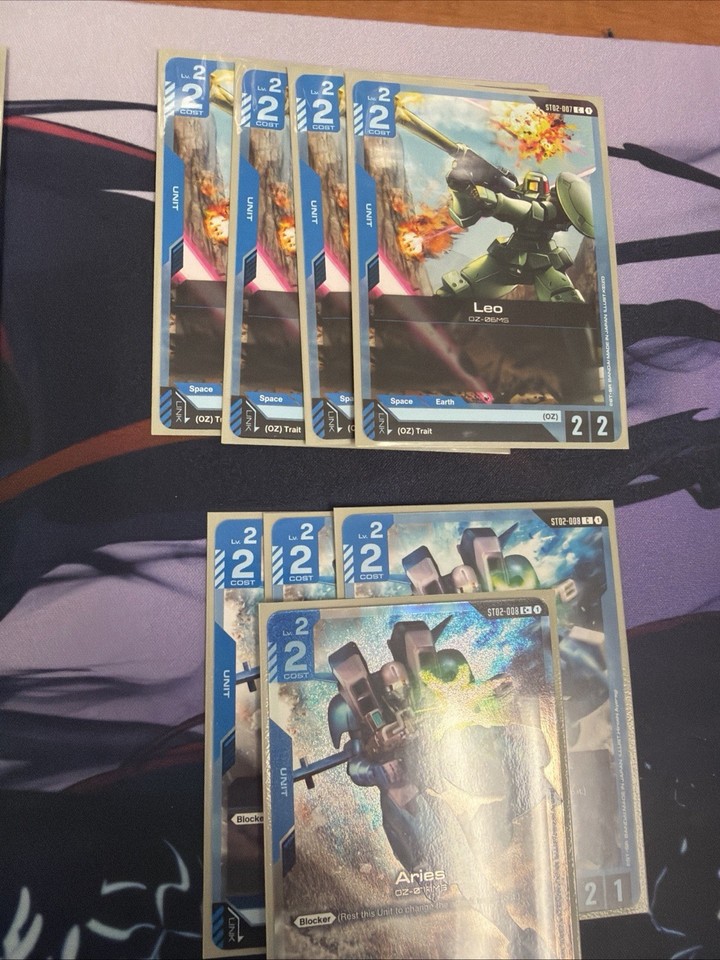 Gundam Card Game TCG Lot! Full Playset ST01-ST08, GD01, And GD02! Plus ...