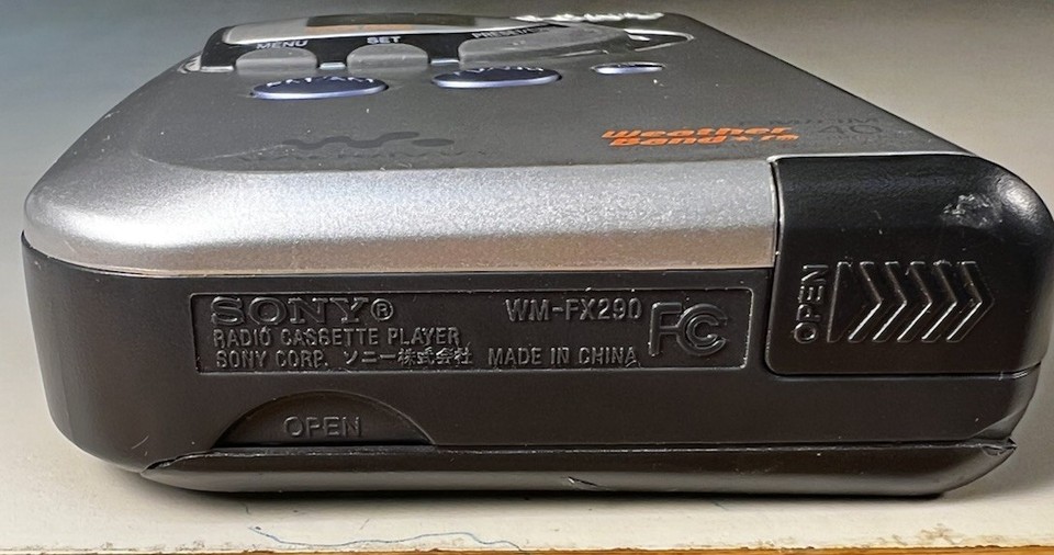 Sony Walkman WM-FX 290 AM/FM/TV Tuner/ Weather Band Cassette Player ...