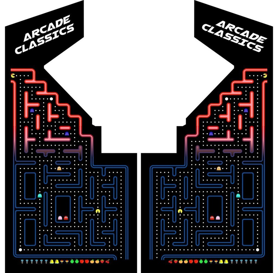 Multicade - MAME - Retrocade Side Art Graphics - Arcade Machine ...