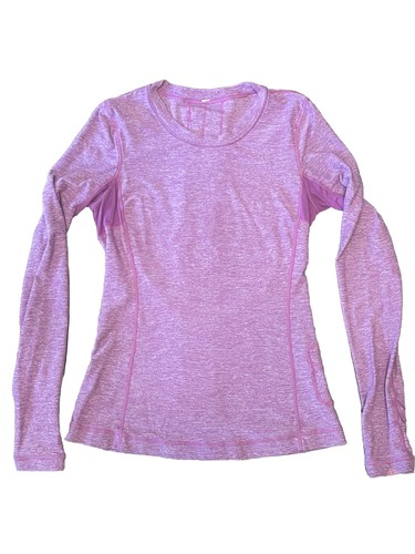 Lululemon Ruffle Trim Long Sleeve Top Size 8 | eBay