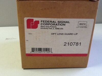 Emergency & Safety Lights - Federal Signal Lens