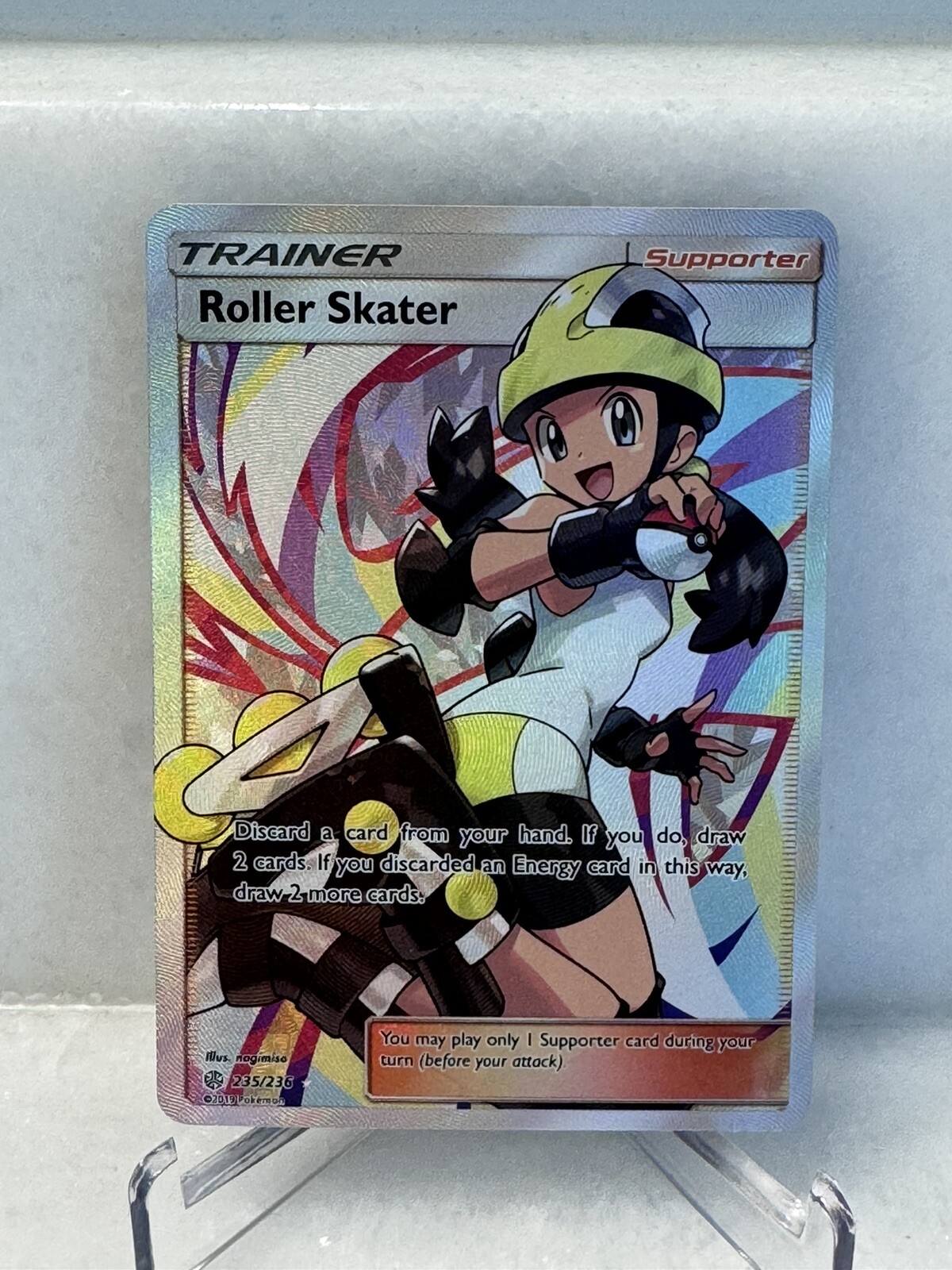Pokemon Card Roller Skater 235/236 FULL ART Cosmic Eclipse | eBay